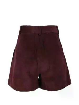 MC2 SAINT BARTH Aya Corduroy Shorts - Red