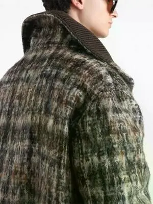 Dolce & Gabbana Check-pattern Bomber Jacket