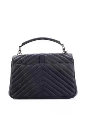 Saint Laurent Classic Monogram College Bag Matelasse Chevron Leather Medium Crossbody Bag