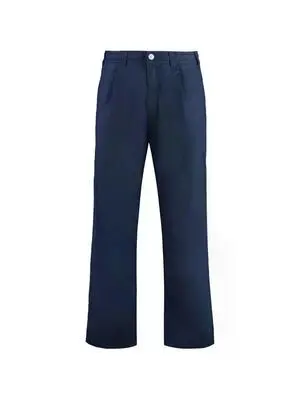 Stone Island Logo-print Trousers - Blue