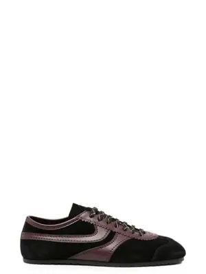 Dries Van Noten Panelled Leather Sneakers