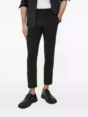 LINDBERGH Slim-fit Tailored Trousers - Black