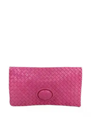 Bottega Veneta Intrecciato Leather Clutch Bag