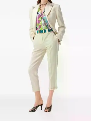 Versace Stretch Wool Trousers
