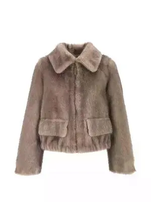 BULLY Faux-fur Jacket - Neutrals