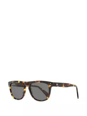 FERRAGAMO Gancini Square-frame Sunglasses - Brown