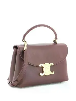 Celine Nino Top Handle Bag Leather Teen Satchel