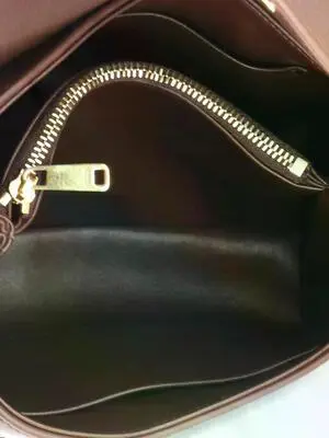 Celine Nino Top Handle Bag Leather Teen Satchel - Brown