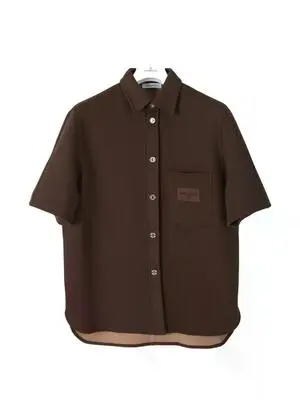 Givenchy Logo-patch Short-sleeve Shirt