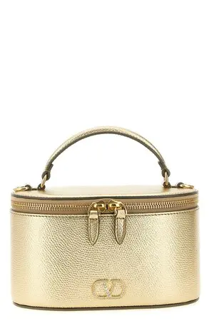 Valentino Garavani Vanity' Mini Handbag - Gold