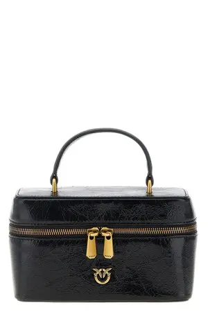 Pinko Vanity Soft' Mini Crossbody Bag - Black