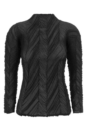 Issey Miyake Zigzag Pleats' Sweater