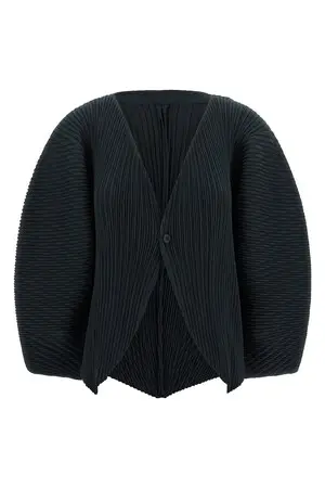 Issey Miyake Leaf Pleats' Cardigan