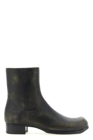 MAISON MARGIELA Vintage Leather Ankle Boots