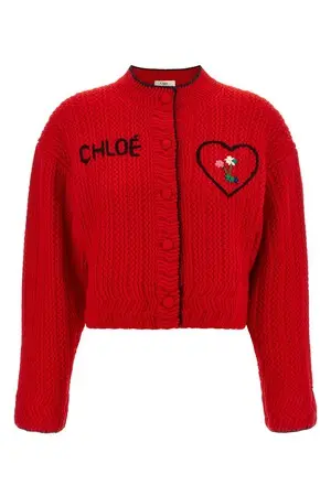 Chloé Embroidery Cardigan