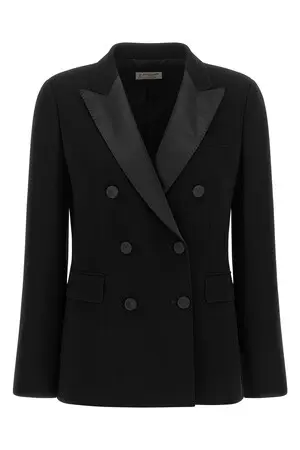 Alberto Biani Double-breasted Blazer - Black