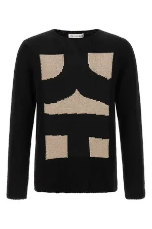 Comme Des Garçons Intarsia Sweater - Black