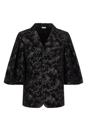 Comme Des Garçons Flared Sleeves Blazer