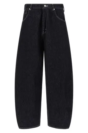 COMME DES GARҪONS HOMME Contrast Stitching Jeans - Blue