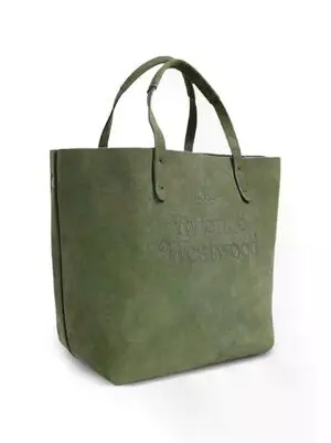 VIVIENNE WESTWOOD Small Logo-embossed Tote Bag