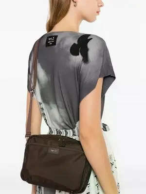 AGNES B. Logo Patched Shoulder Bag