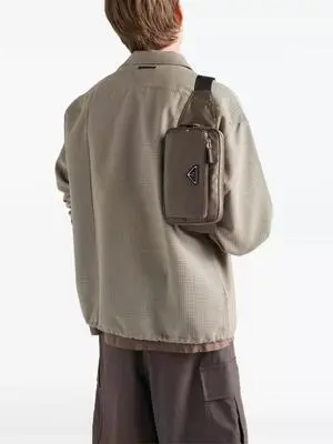 Prada Re-nylon And Saffiano-leather Belt Bag