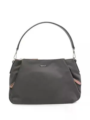 AGNES B. Origami Shoulder Bag - Grey