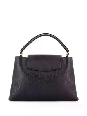 LOUIS VUITTON Capucines Bag Leather Mm Satchel