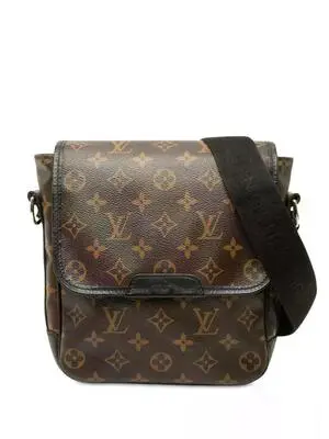 LOUIS VUITTON 2012 Monogram Macassar Bass Pm Crossbody Bag