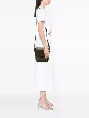 LOUIS VUITTON 2012 Monogram Macassar Bass Pm Crossbody Bag