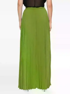 TOM FORD Pleated Maxi Skirt - Green