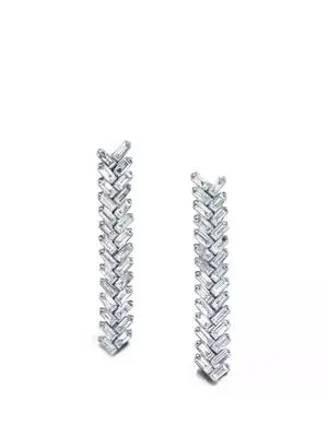ANITA KO Short Zipper Diamond Earrings