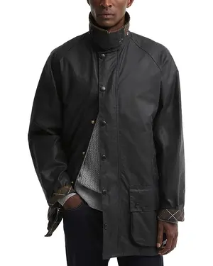 Barbour Icons Beaufort Cotton Wax Jacket - Navy