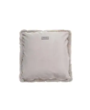 WEICH COUTURE ALPACA Nube One-sided Pillow, 15.7l X 15.7w - Silver Grey