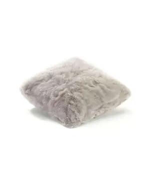 WEICH COUTURE ALPACA Nube One-sided Pillow, 19.7l X 19.7w - Silver Grey