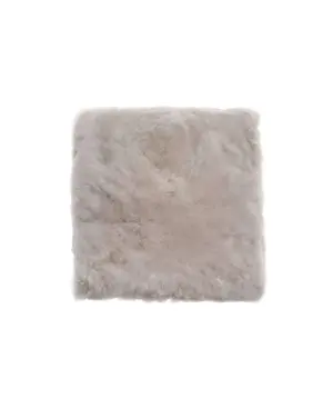 WEICH COUTURE ALPACA Nube Double-sided Pillow, 15.7l X 15.7w - Silver Grey
