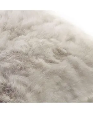 WEICH COUTURE ALPACA Nube Double-sided Pillow, 15.7l X 15.7w - Silver Grey
