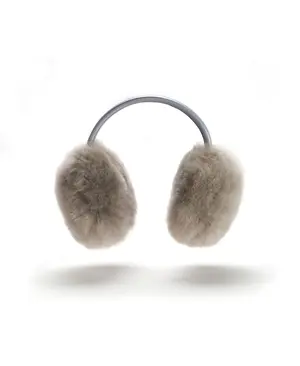 WEICH COUTURE ALPACA Olmo Earmuffs - Silver Grey