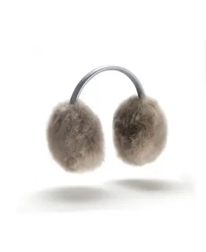 WEICH COUTURE ALPACA Olmo Earmuffs - Silver Grey