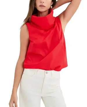 MARCELLA Marcy Sleeveless Top - Red