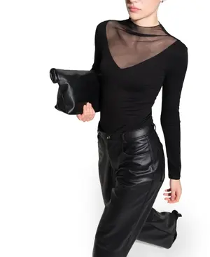 MARCELLA Saige Top - Black