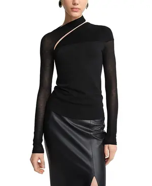 MARCELLA Zola Long Sleeve Top - Black