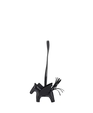 Hermès Pm So Pegase Rodeo Touch Bag Charm Leather With Alligator - Black