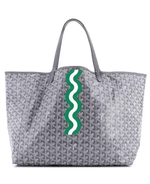 Goyard Gm Saint Louis Tote Printed Coated Canvas