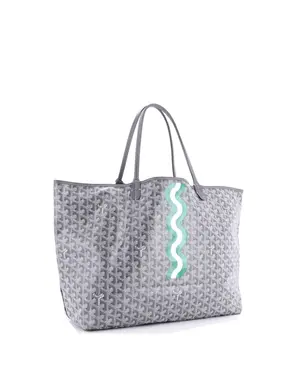 Goyard Gm Saint Louis Tote Printed Coated Canvas