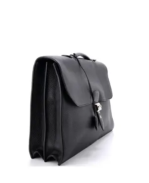 Hermès 41 Sac A Depeches Bag Togo - Black