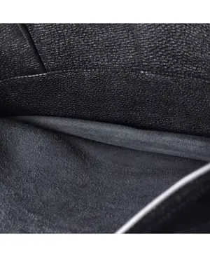 Hermès 41 Sac A Depeches Bag Togo - Black