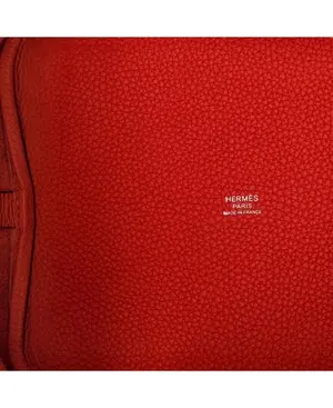 Hermès Mm Picotin Lock Bag Clemence - Red