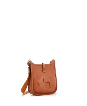 Hermès Tpm Evelyne Bag Gen Iii Clemence - Brown