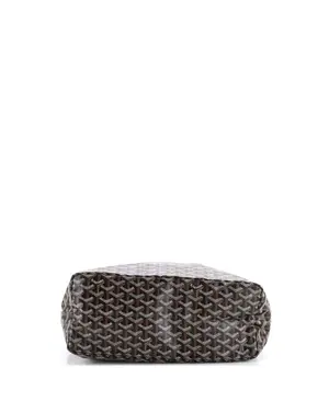 Goyard Pm Saint Louis Tote Coated Canvas - Black